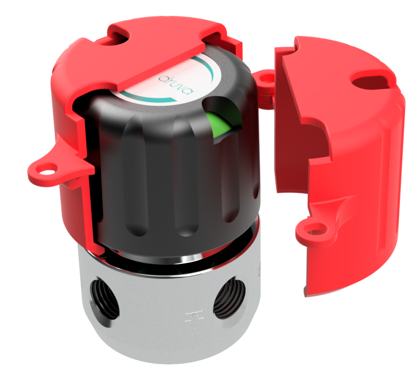 Handwheel lock from GCE Group, leading manufacturer of gas flow control ...