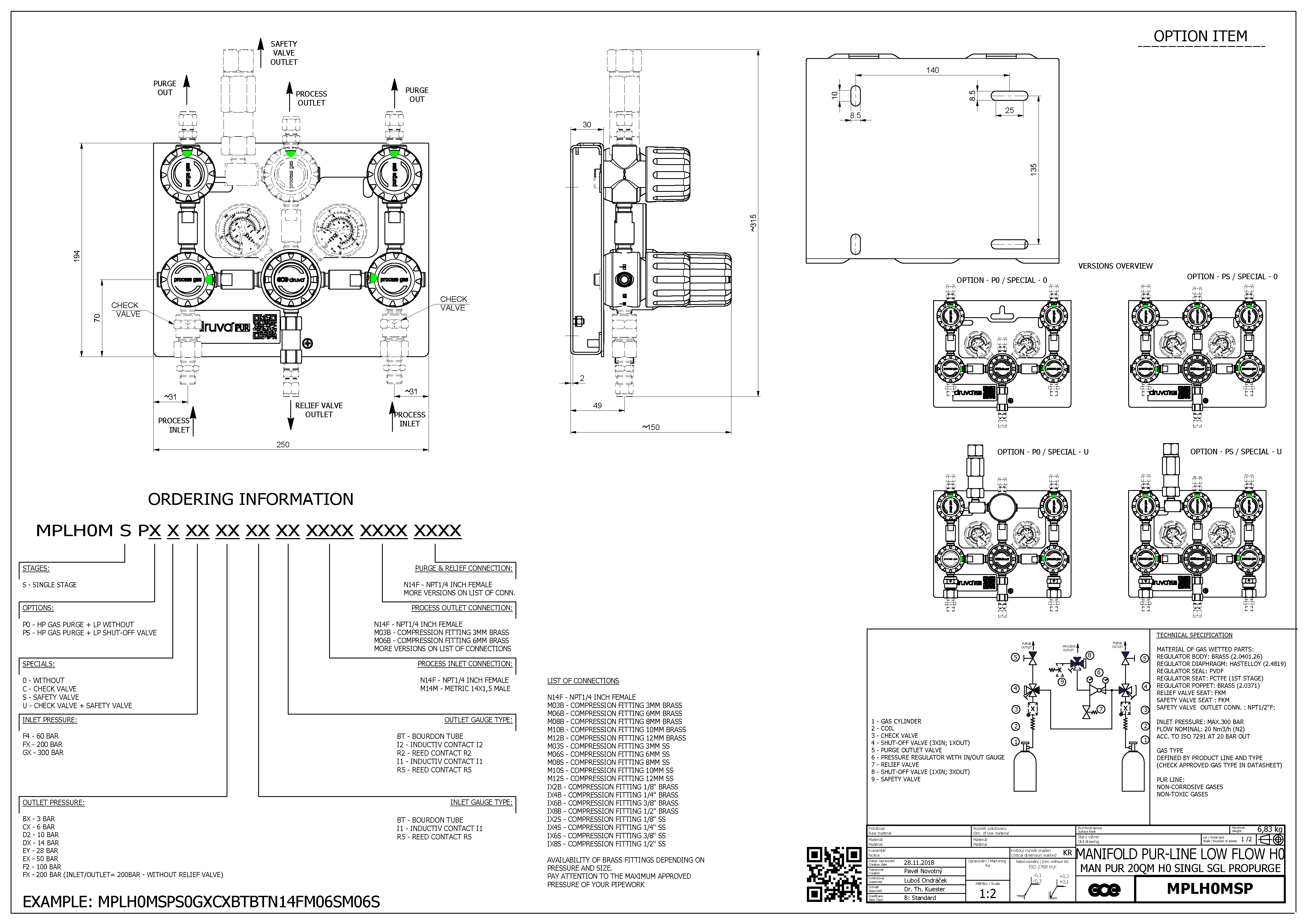 LOW FLOW RANGE - SINGLE STAGE - PROCESS GAS PURGING SYSTEM from GCE ...